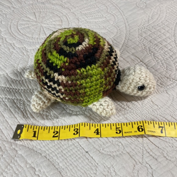 Hand Crafted | Toys | Hand Crafted Crochet Turtle Stuffed Animal Toy 7 ...